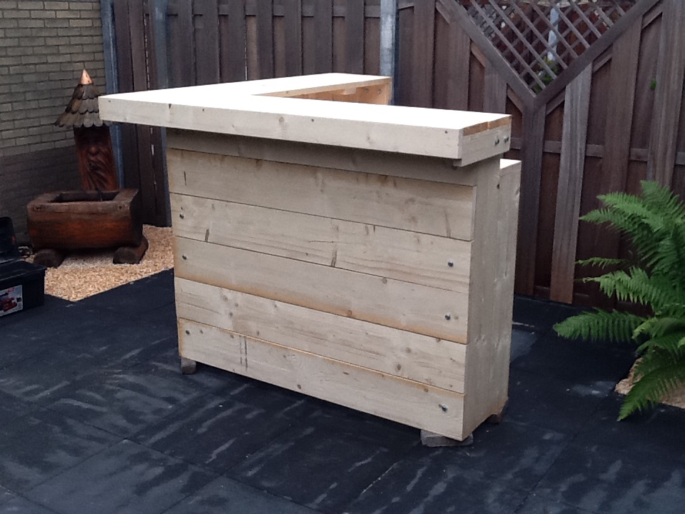 bar van steigerhout | Woodworking.nl